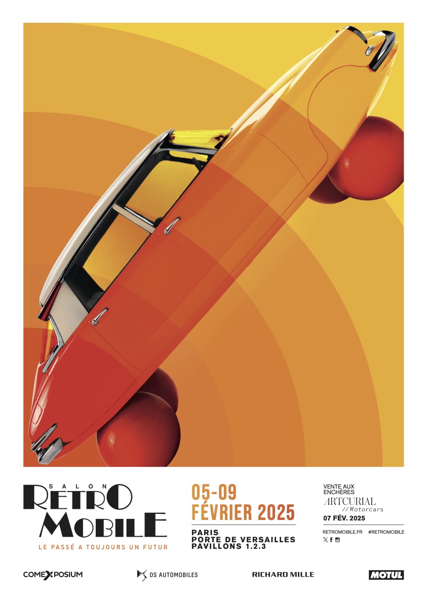 Lancement de l’affiche Rétromobile 2025 : Une célébration de la DS 19 ...